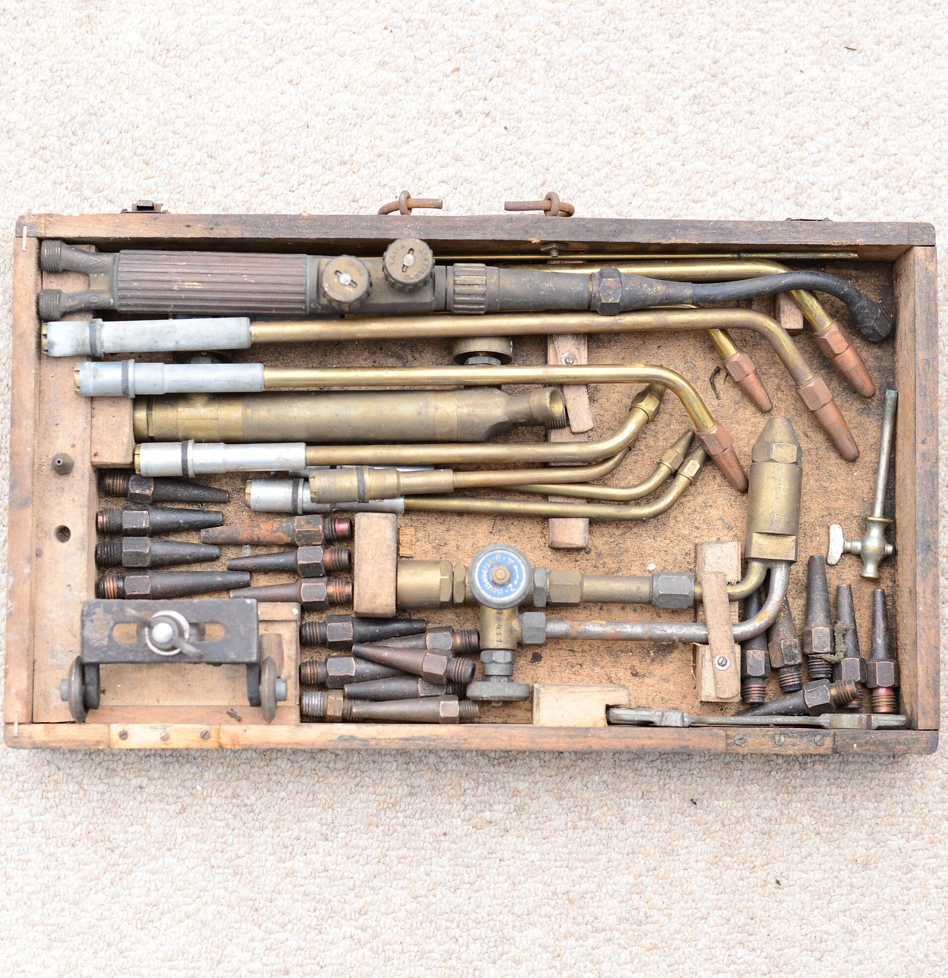 Vintage Set Oxy Acetylene Brazing Welding Torch Box Torches Nozzles - Etsy