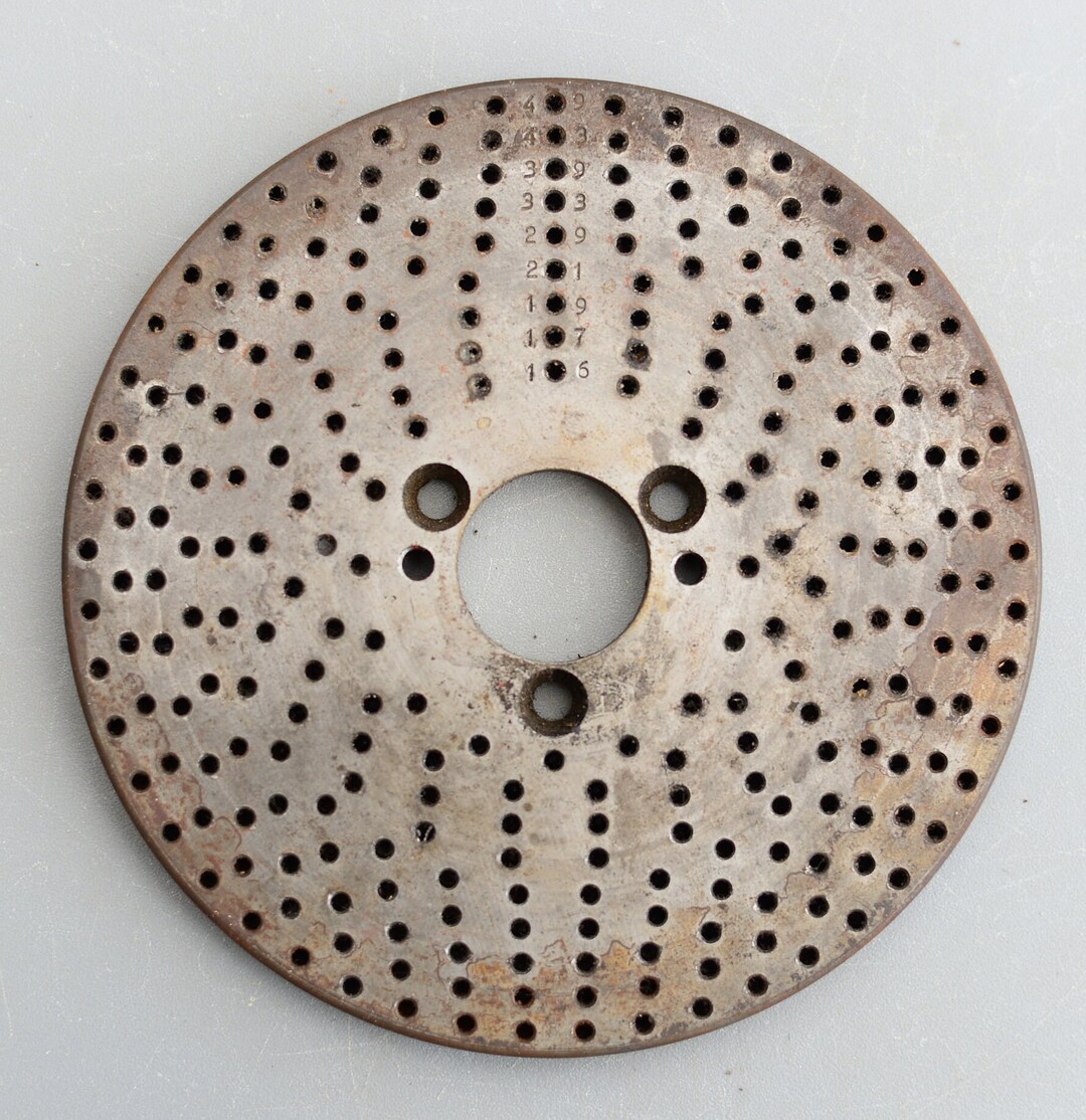 Vintage Indexing Plate Dividing Head Lathe Mill - Etsy