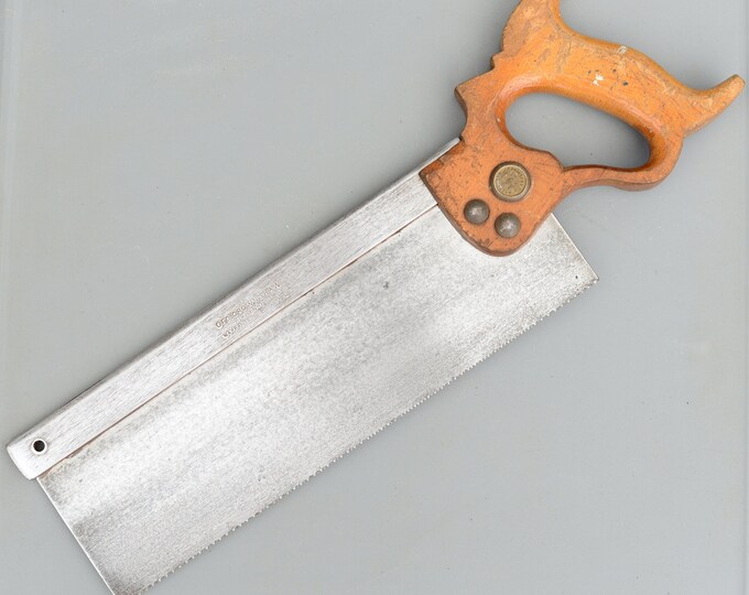 Vintage Steel Back Saw Geo. Crownshaw Birkenhead Dovetail Tenon Hand - Etsy