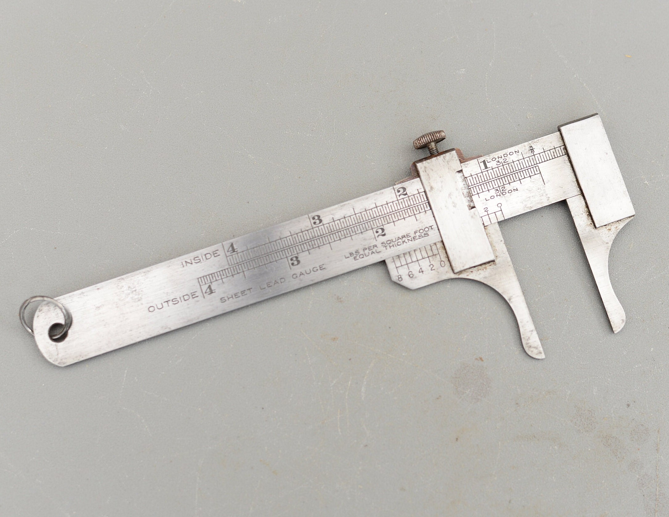 Vintage Chesterman No 1433 Lead Pipe Gauge No 481 Vernier Caliper - Etsy