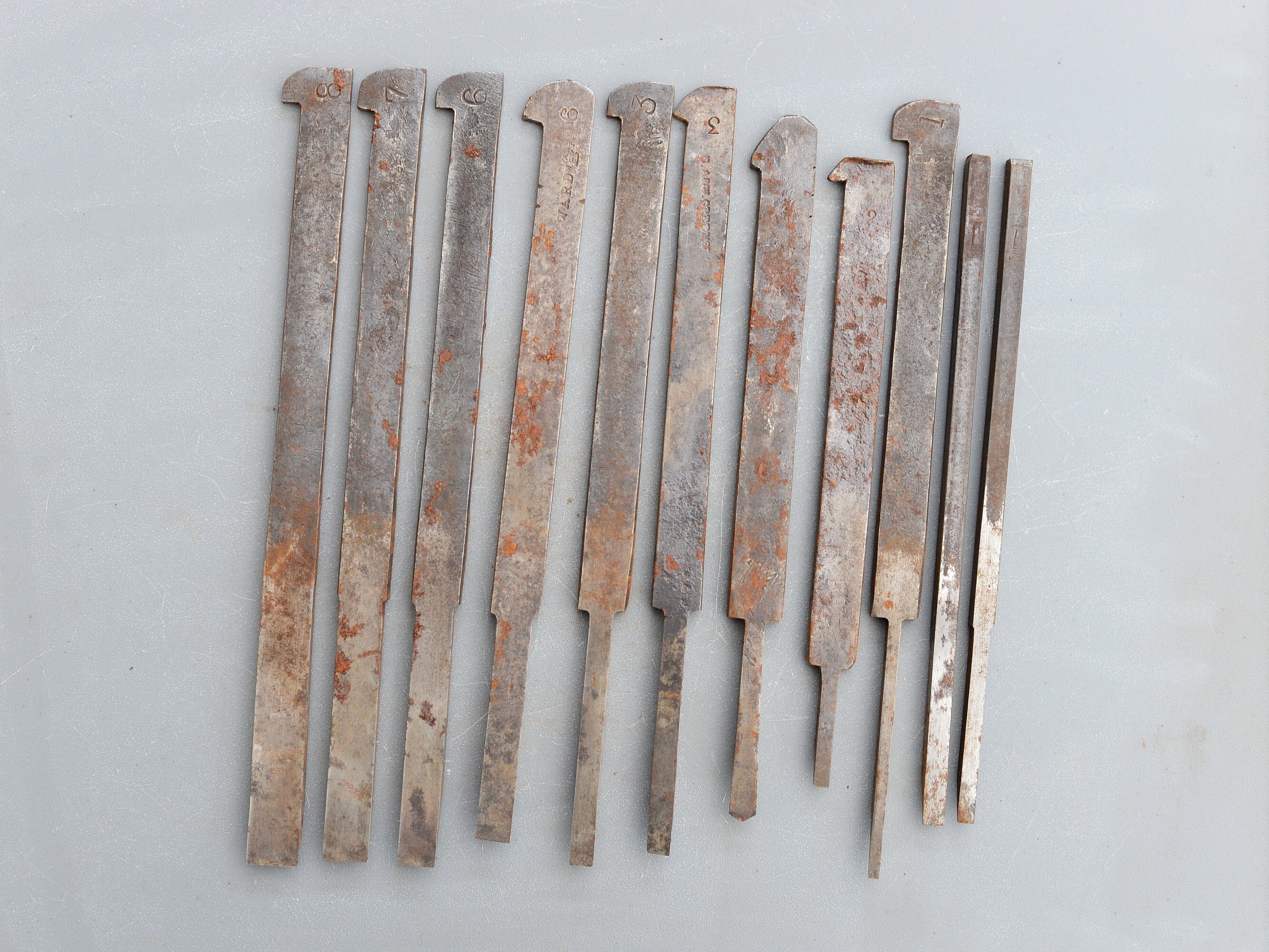 Set 11 Vintage Plough Plow Plane Irons Blade Parts English Brand - Etsy