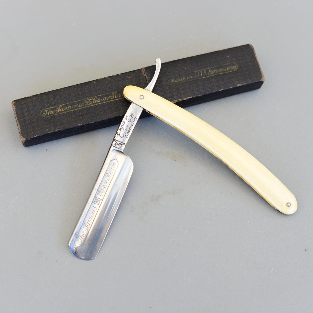 Vintage the Famous Es-ex No 3118 Wald Solingen Germany Straight Razor ...