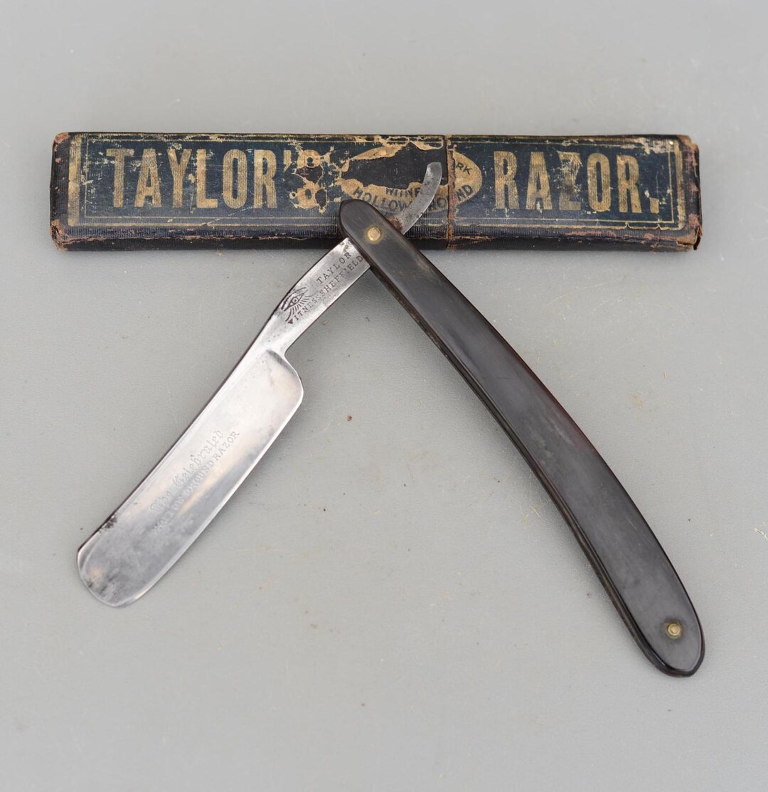 Vintage Taylor Witness Celebrated Cut Throat Razor Sheffield England ...