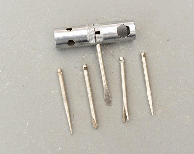 Vintage Bimbo Multi Tool Screwdriver Pocket Set, Made in England, 5 ...