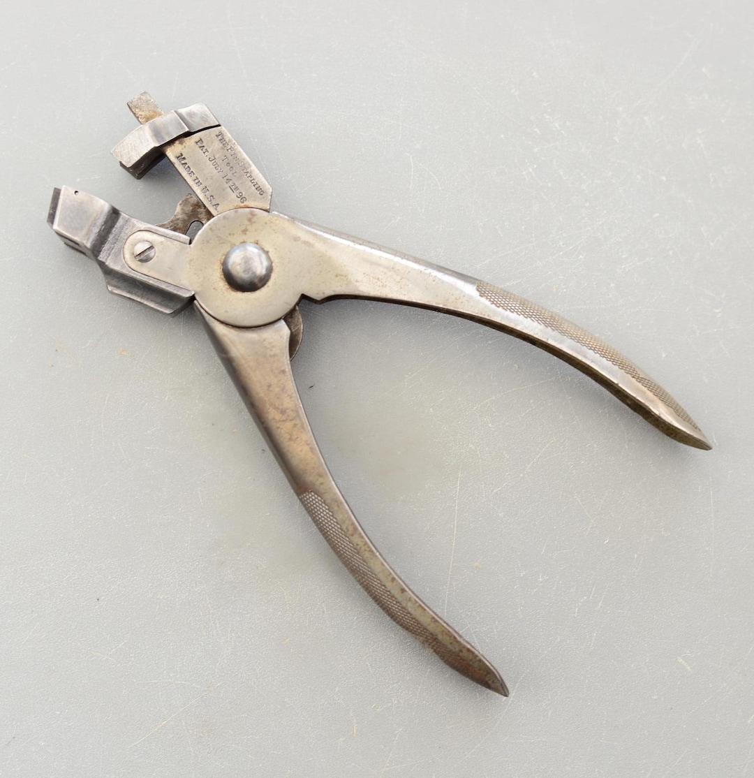 Vintage Pin Stapling Tool USA Patent 14 July 96 James A.keyes Pliers - Etsy