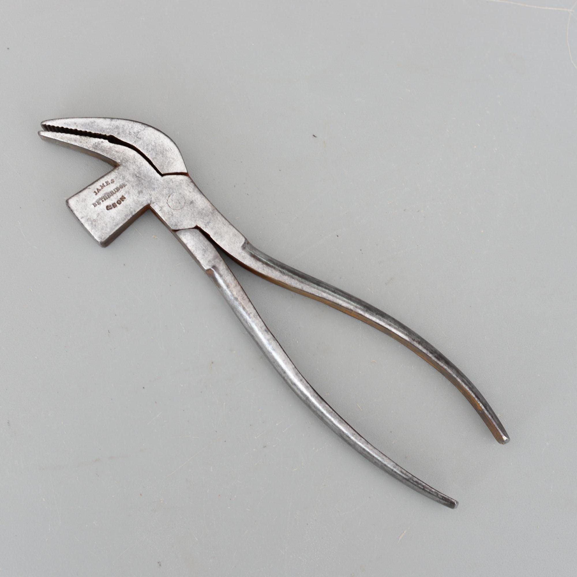 Vintage Rare James Detheridge & Son No4 Cobblers Shoemaking Pliers ...