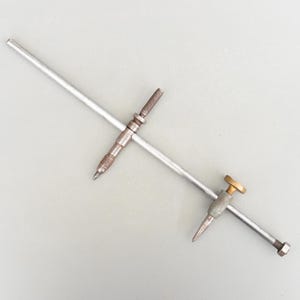 Vintage Steel Beam Compass Machinist Trammel Caliper Point - Etsy