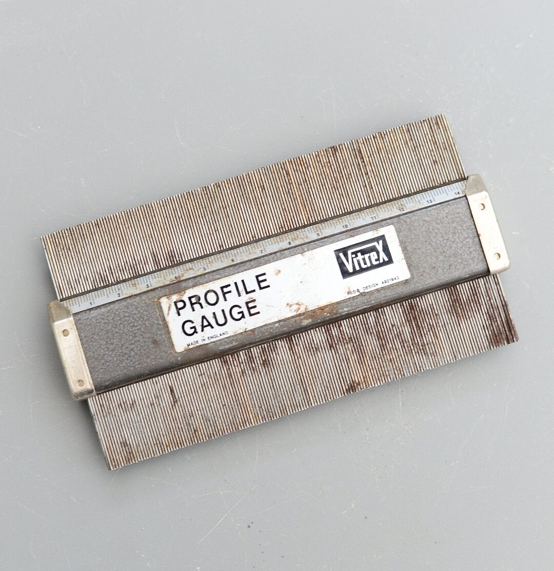 Vintage Vitrex Profile Gauge Made in England - Etsy