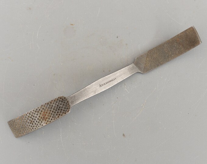 Vintage George Barnsley Shoemakers Tool S Curved Peg Rasp File Double ...
