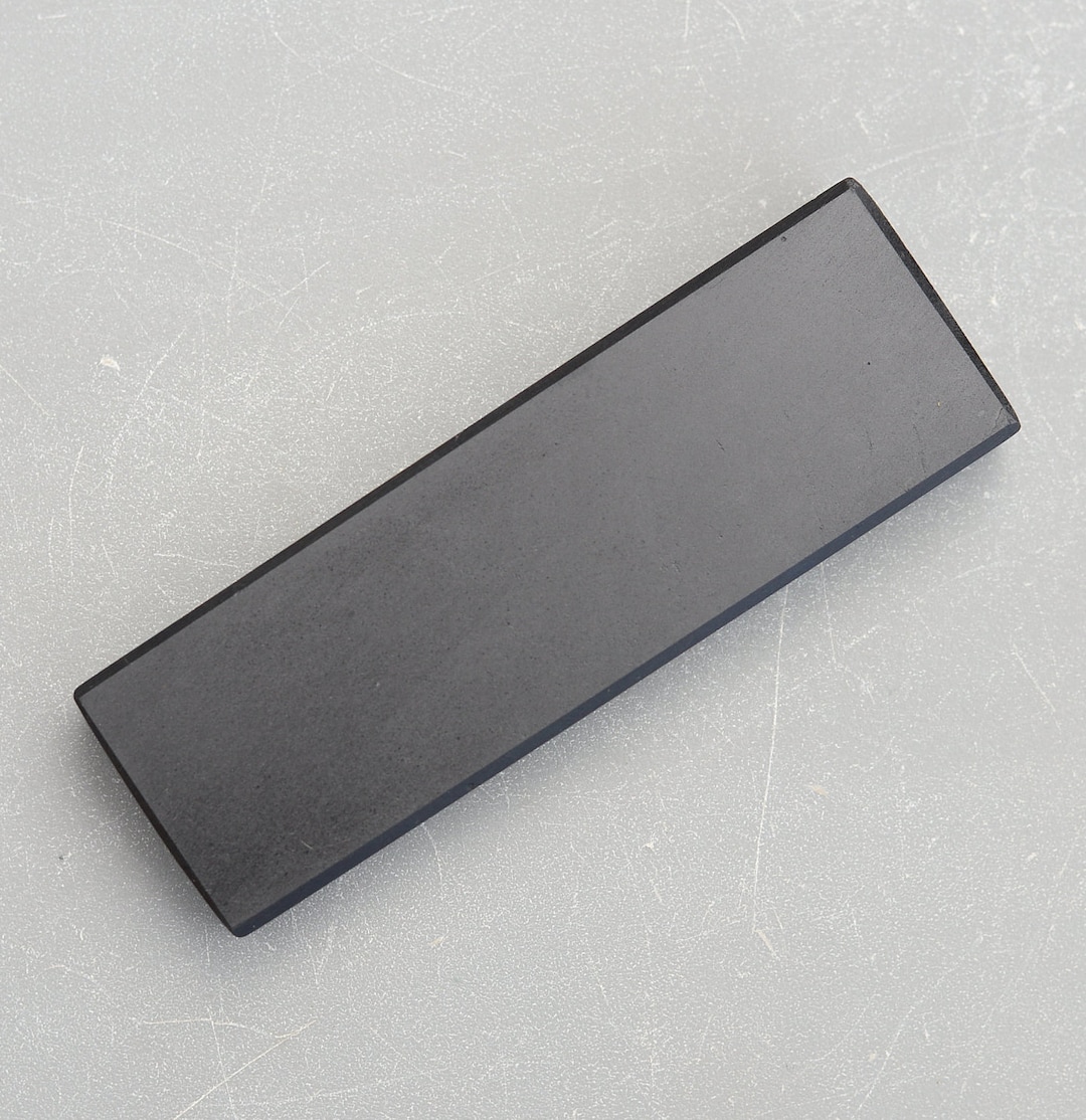 Vintage Natural Grey Yellow Lake Hone Sharpening Honing Stone Oilstone ...