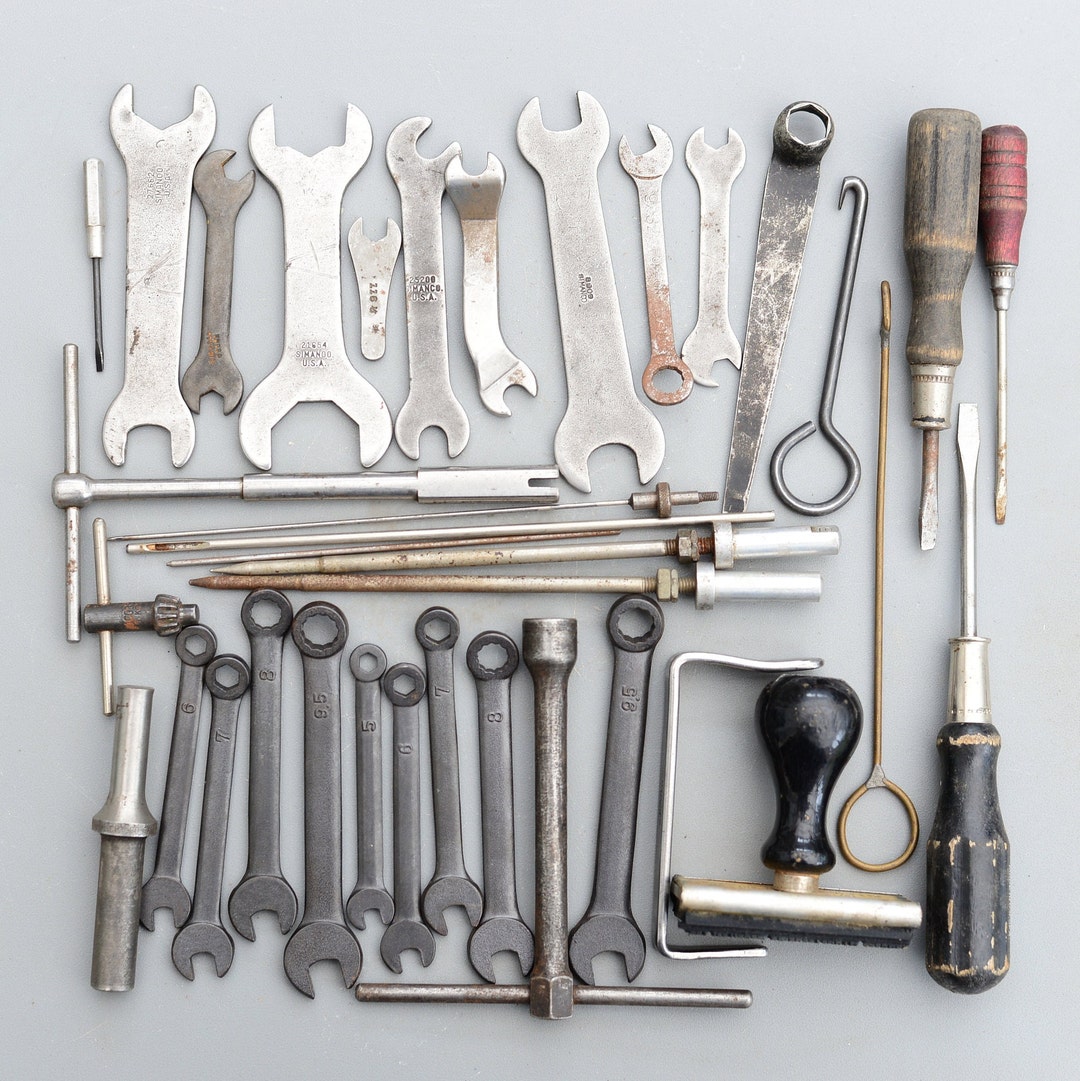 Mix Lot Vintage Simanco USA Wrench Spanners Sewing Machine Singer Spare ...