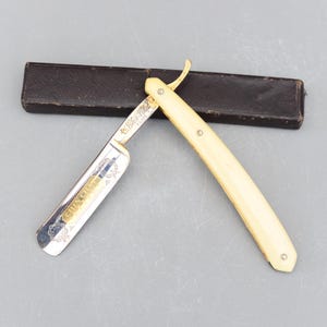 Vintage Chin Chat Elite Cut Throat Straight Razor Germany Box - Etsy