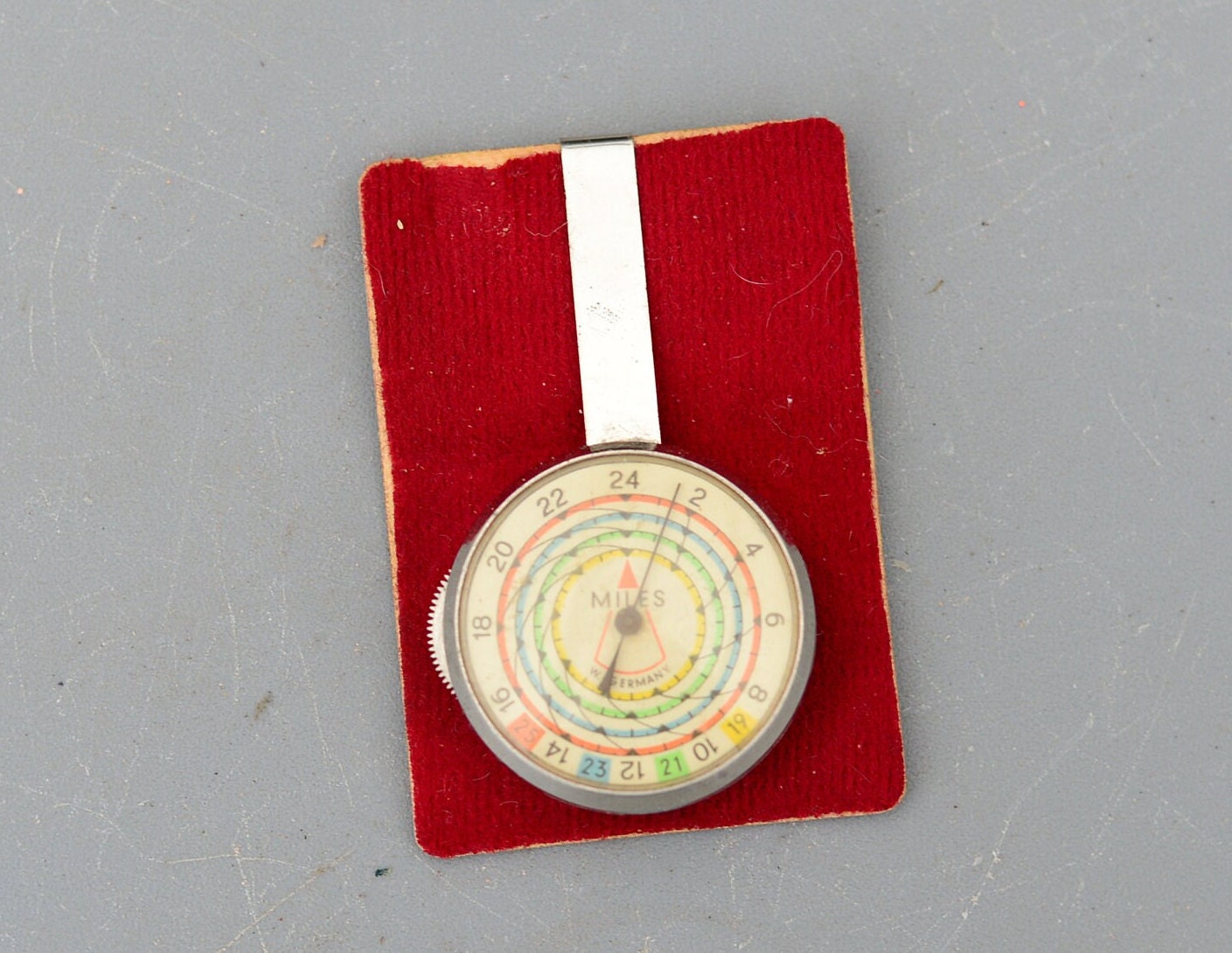 Vintage West Germany Map Measuring Wheel Miles 0-24 Measures Distance ...