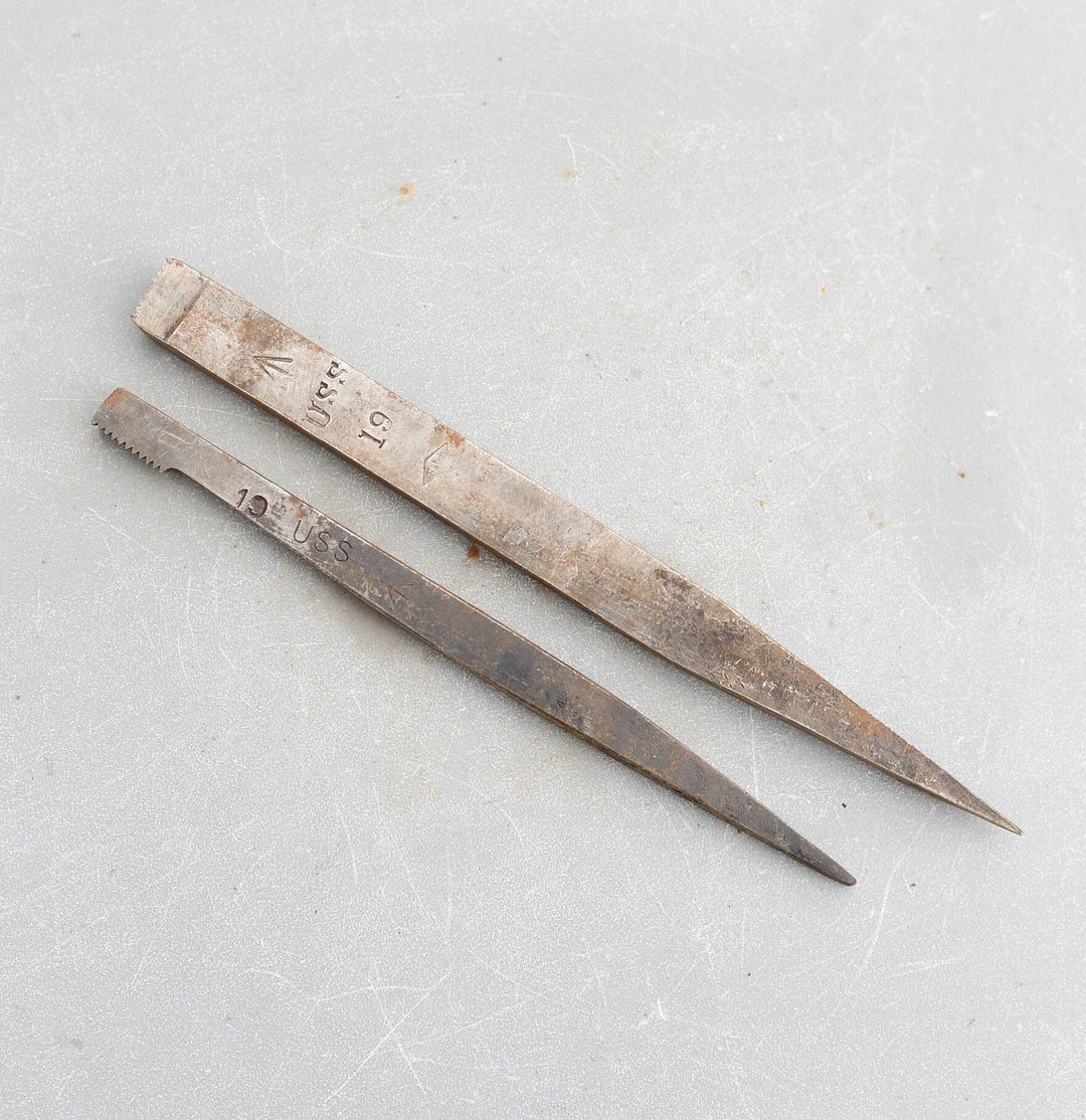 Vintage USS Broad Arrow Pair of Thread Cutters 19 TPI External Internal ...