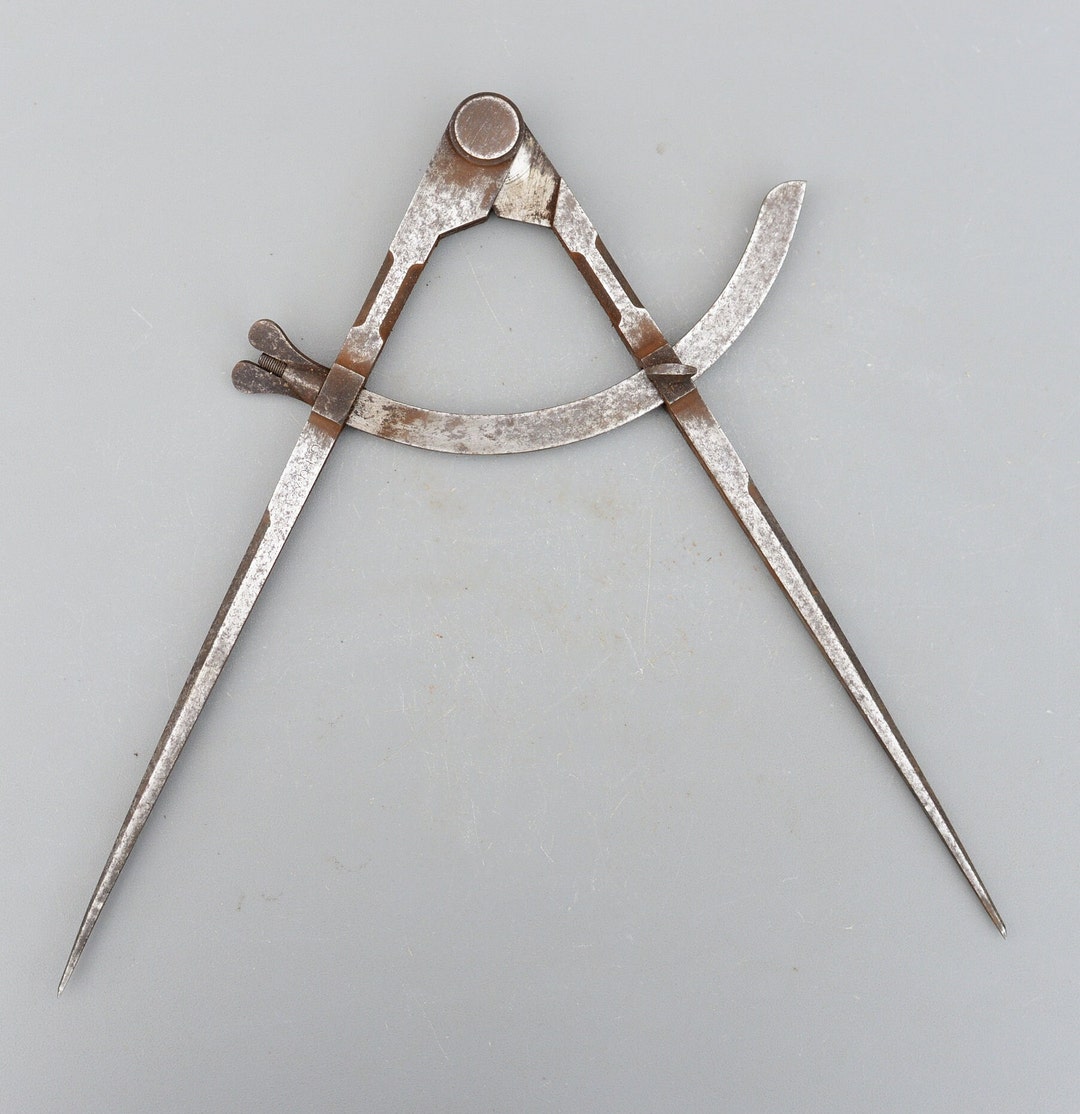 Vintage G.fox 11" Iron Wing Lock Dividers Calipers - Etsy