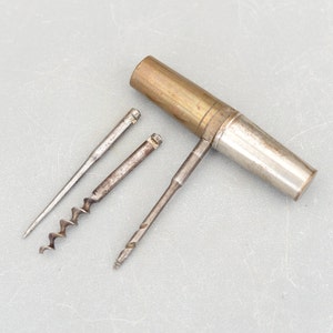 Vintage Pocket Multi Tool Corkscrew Gimlet Awl - Etsy