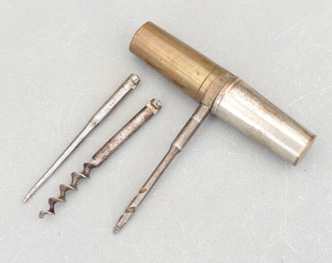 Vintage Pocket Multi Tool Corkscrew Gimlet Awl - Etsy