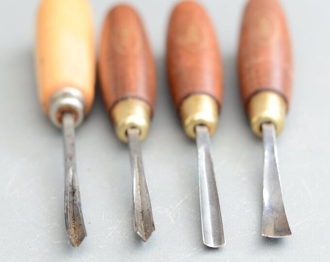 Vintage Set Marples England Gouge Carving Chisels - Etsy
