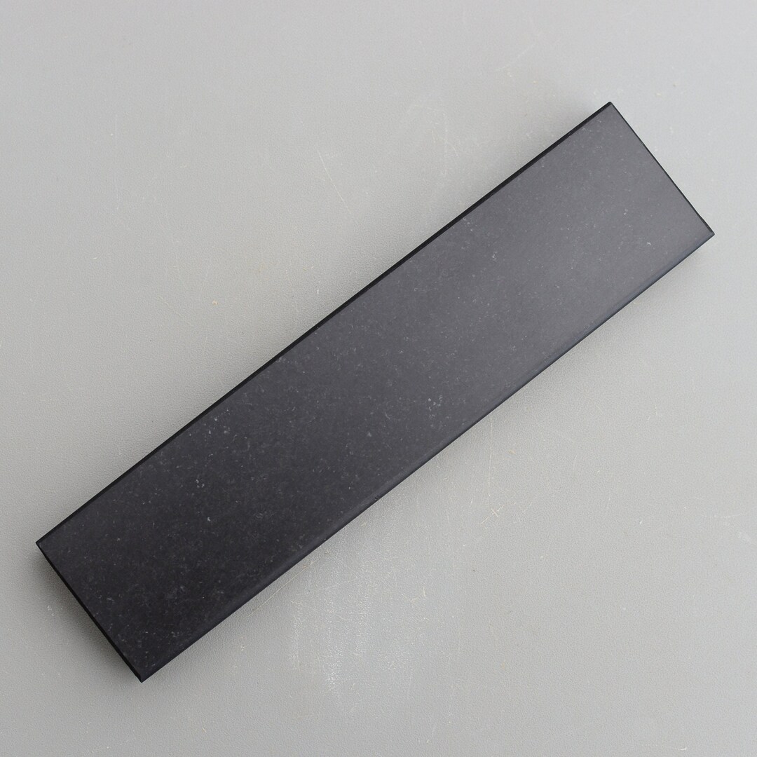 Vintage Natural Ashford Black Marble Limestone Razor Hone Sharpening ...