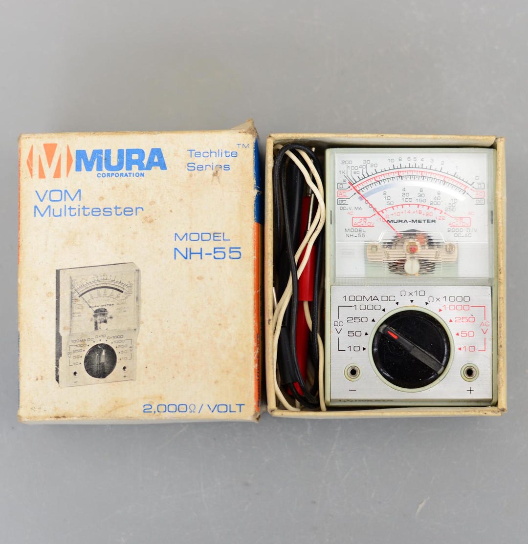 Vintage MURA VOM Multitester Model NH-55 Volt - Etsy