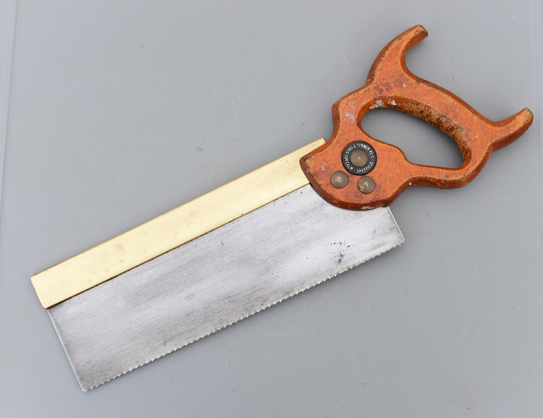 Vintage Brass Back Saw W. Tyzack & Sons Turner Sheffield England ...