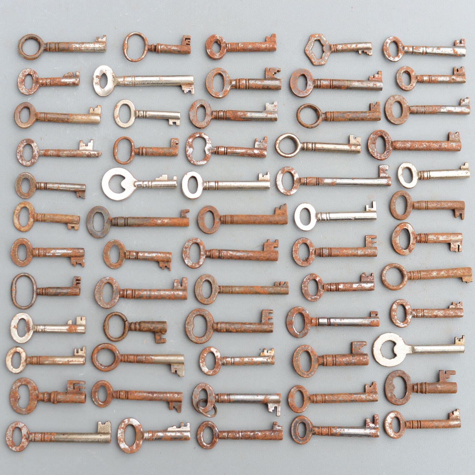 Vintage 60 Bundle Keys Door Cupboard Cabinet Draw Chest Salvage Key - Etsy