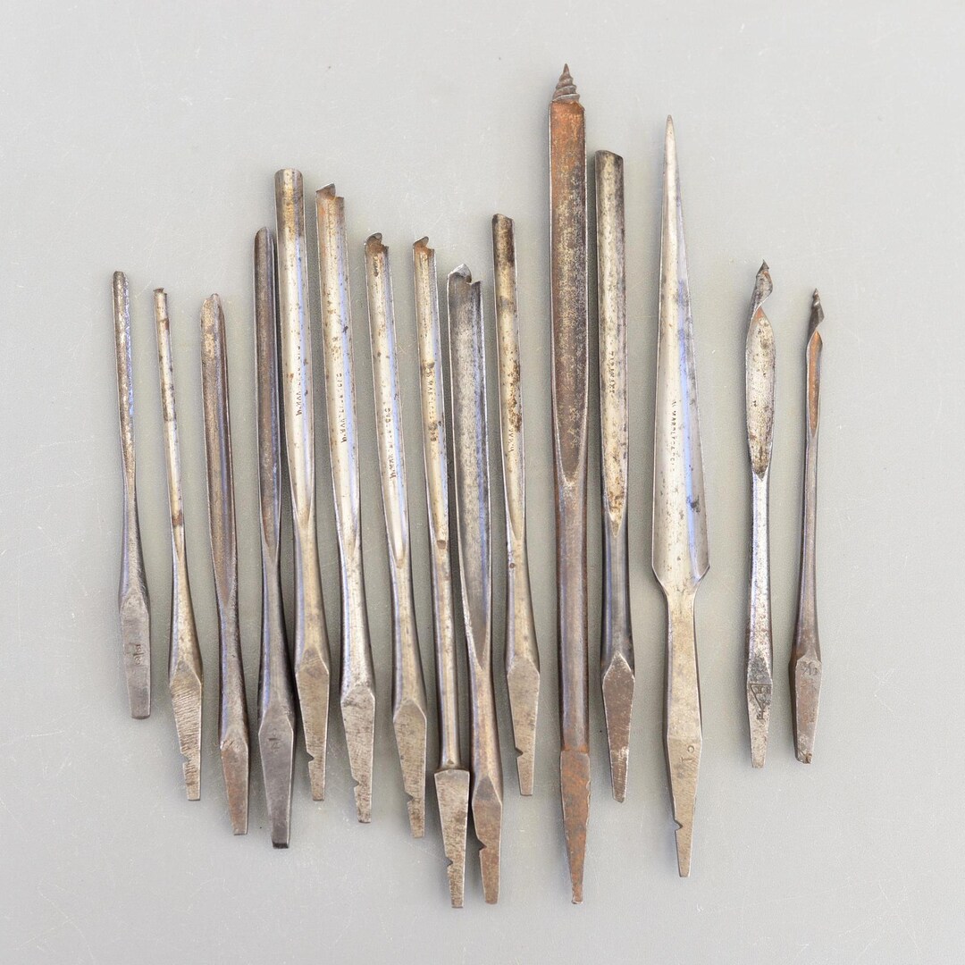 Vintage Set 15 Hand Brace Auger Bits Sheffield England Drill Bit - Etsy