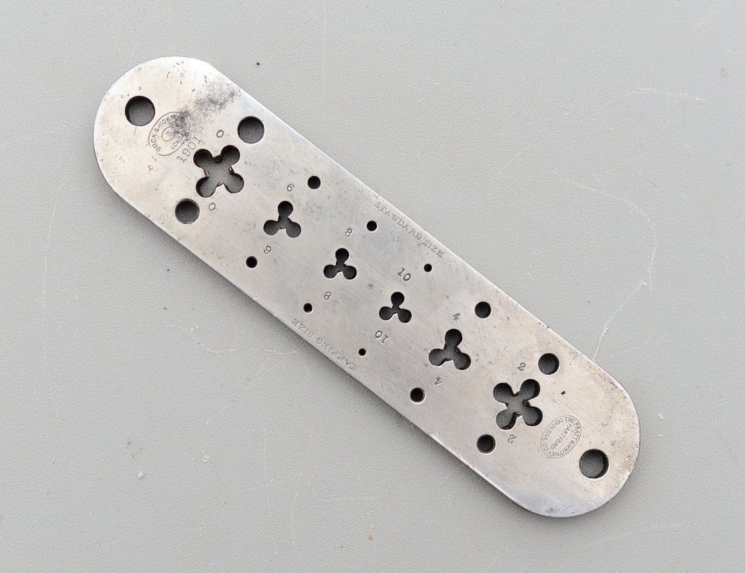 Vintage Rare Steel Pratt & Whitney, Buck and Hickman Screw Plate Die ...