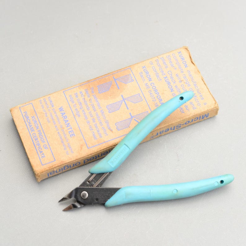 Vintage Xuron USA Micro Shear Cutter Pliers - Etsy