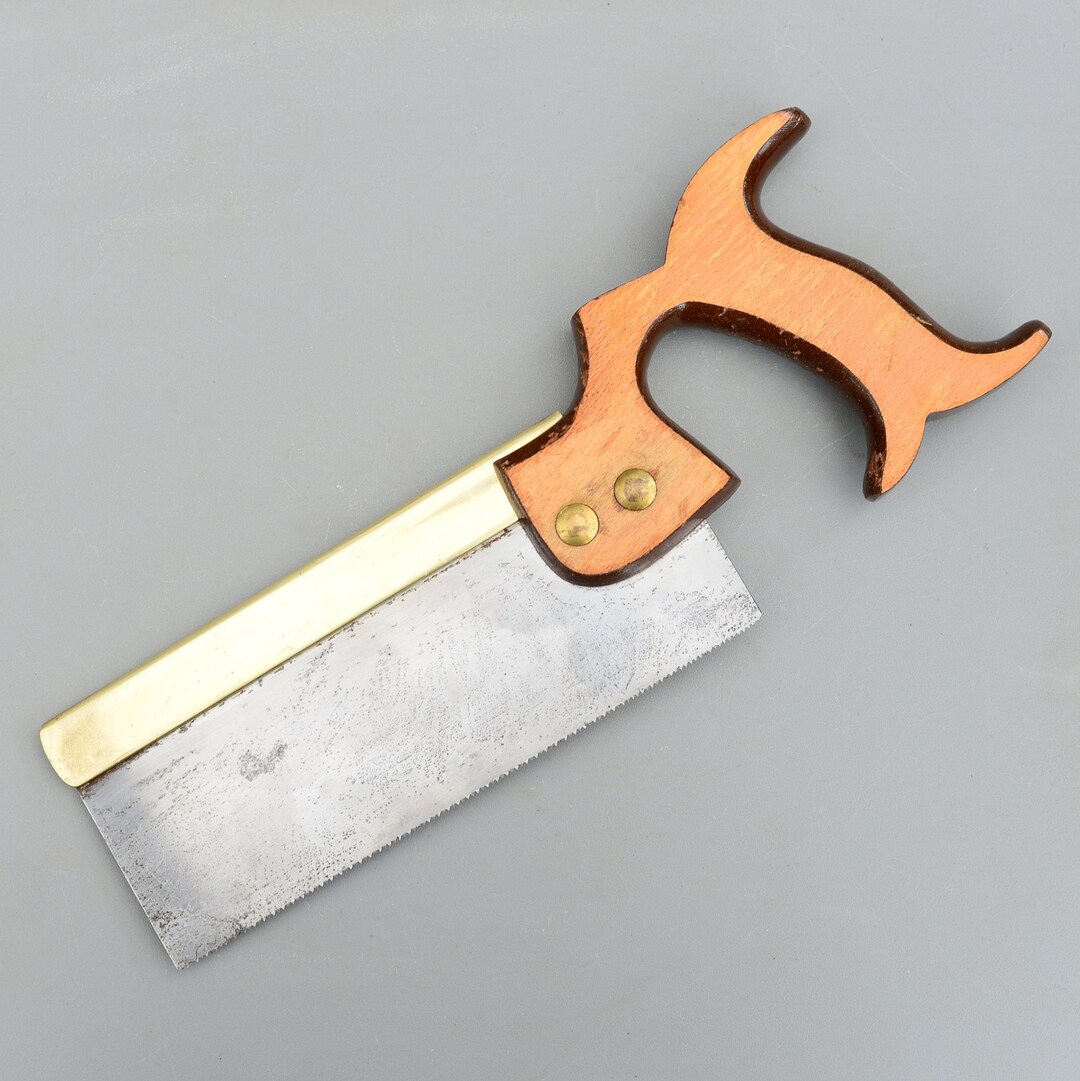 Vintage Sanderson Newbould Pax 8" Brass Back Saw Sheffield England ...