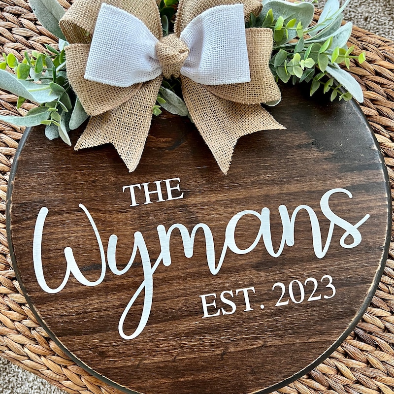 Family Name Plaque - Etsy