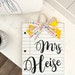 Personalized Teacher Name Sign: Notebook Paper Classroom Door Hanger - Etsy