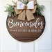 Spanish Welcome Door Hanger Bienvenidos A La Casa De - Etsy
