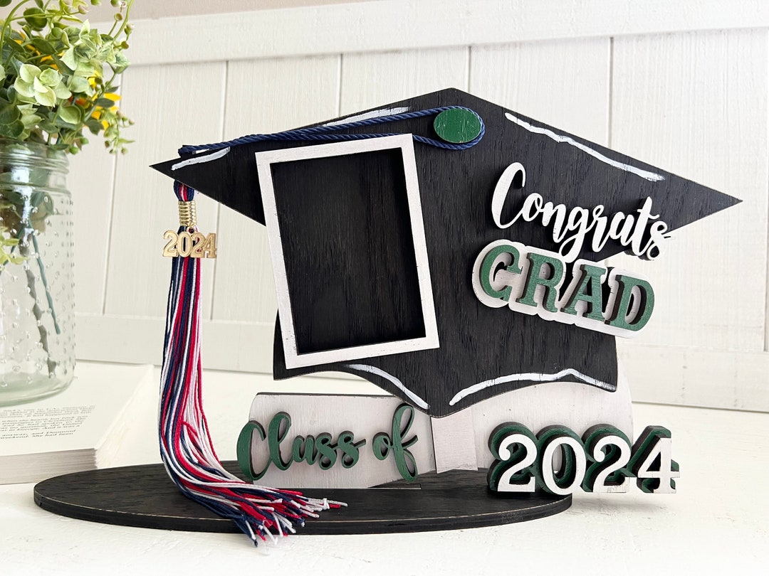 Graduation Picture Frame | Tassel Holder | Graduation Photo Holder ...