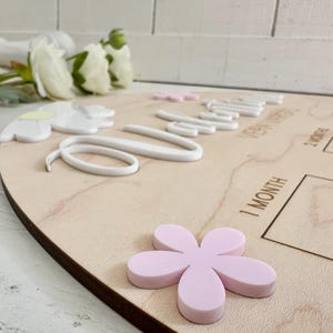 One Year Milestone Board | My First Year Photo Frame | Year One ...