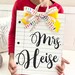 Personalized Teacher Name Sign: Notebook Paper Classroom Door Hanger - Etsy