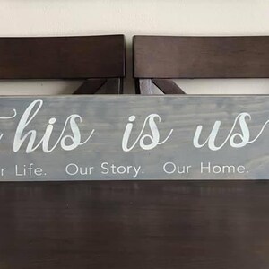 Hand Painted Family Wood Sign: Farmhouse Style Plaque (30”x5.5”) - Etsy