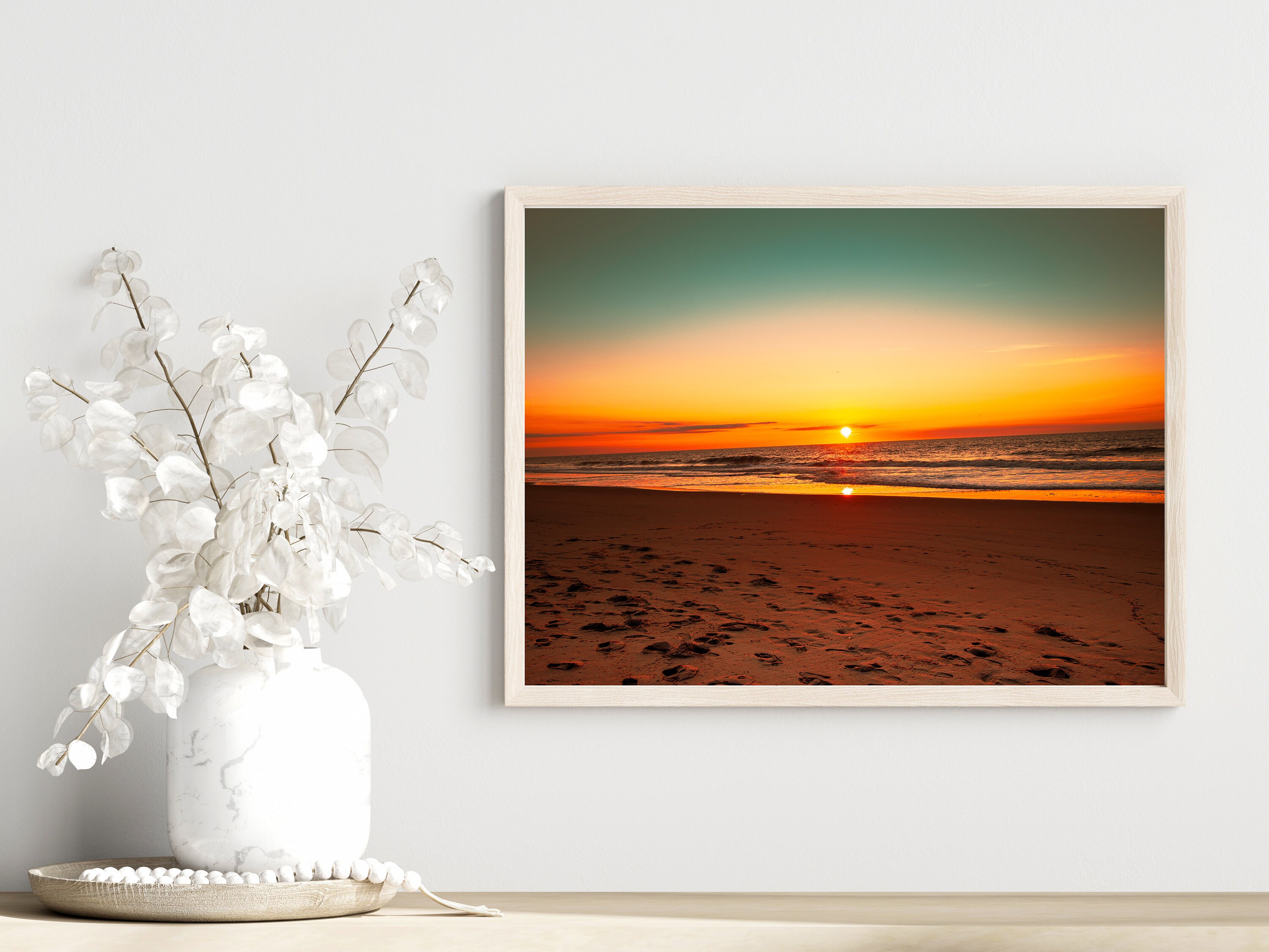 Ocean Sunrise, Printable Image, Sunrise Over the Ocean, Sunrise ...