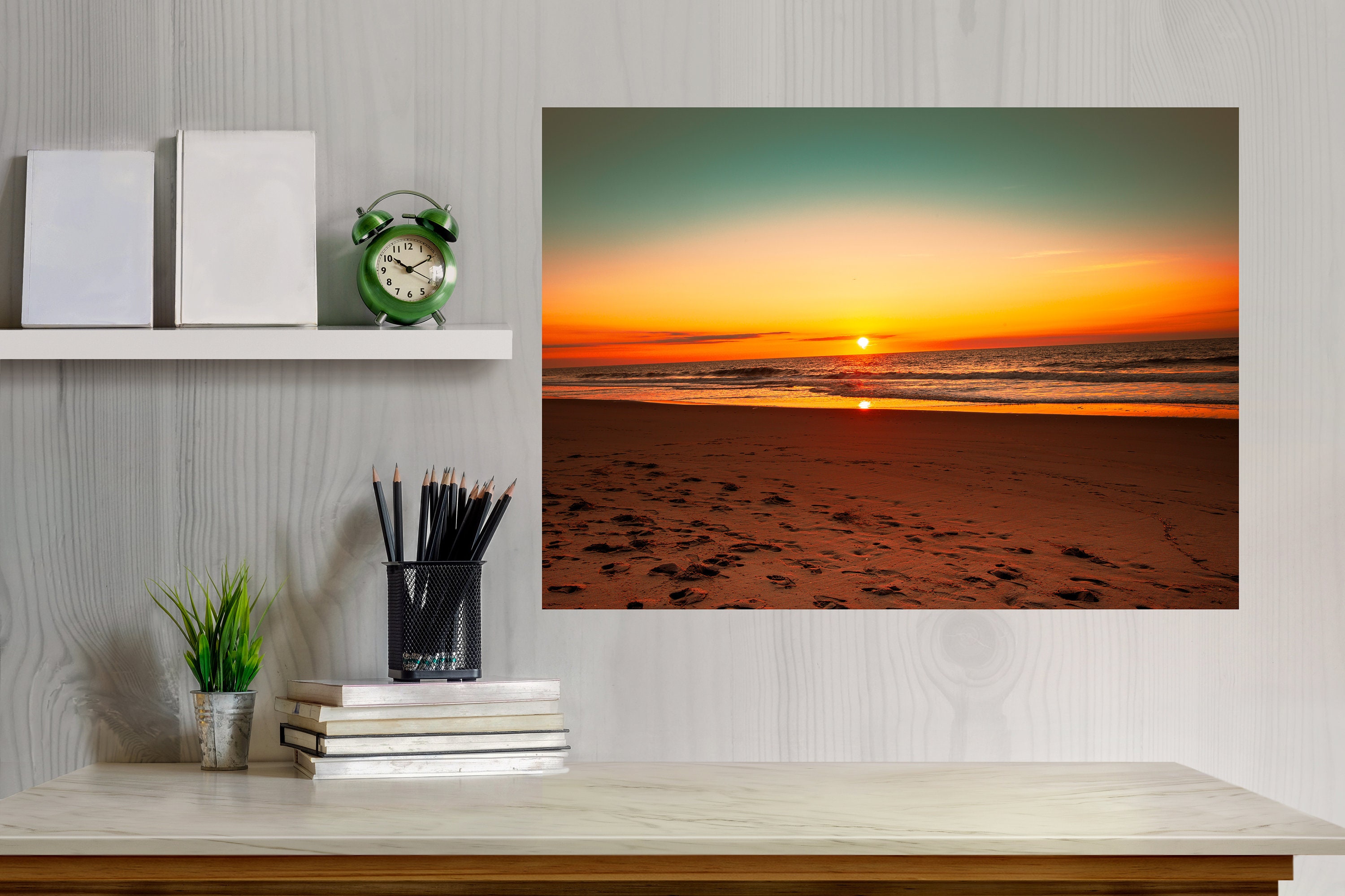 Ocean Sunrise, Printable Image, Sunrise Over the Ocean, Sunrise ...