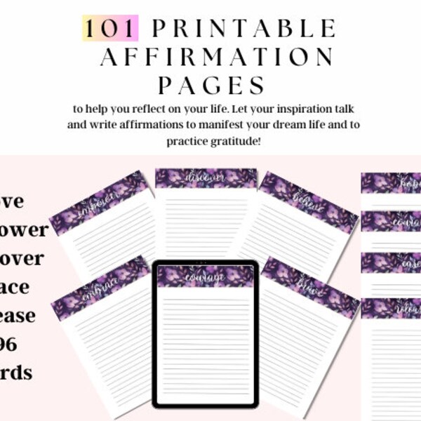 One Affirmation - Etsy