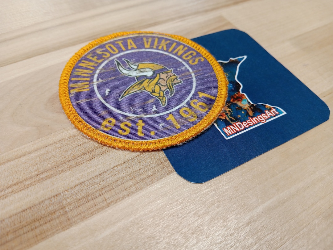 Purple Viking Patch, MN Vikings ,patch Minnesota Vikings ,MN Patch,minnesota Patches,minnesota ...
