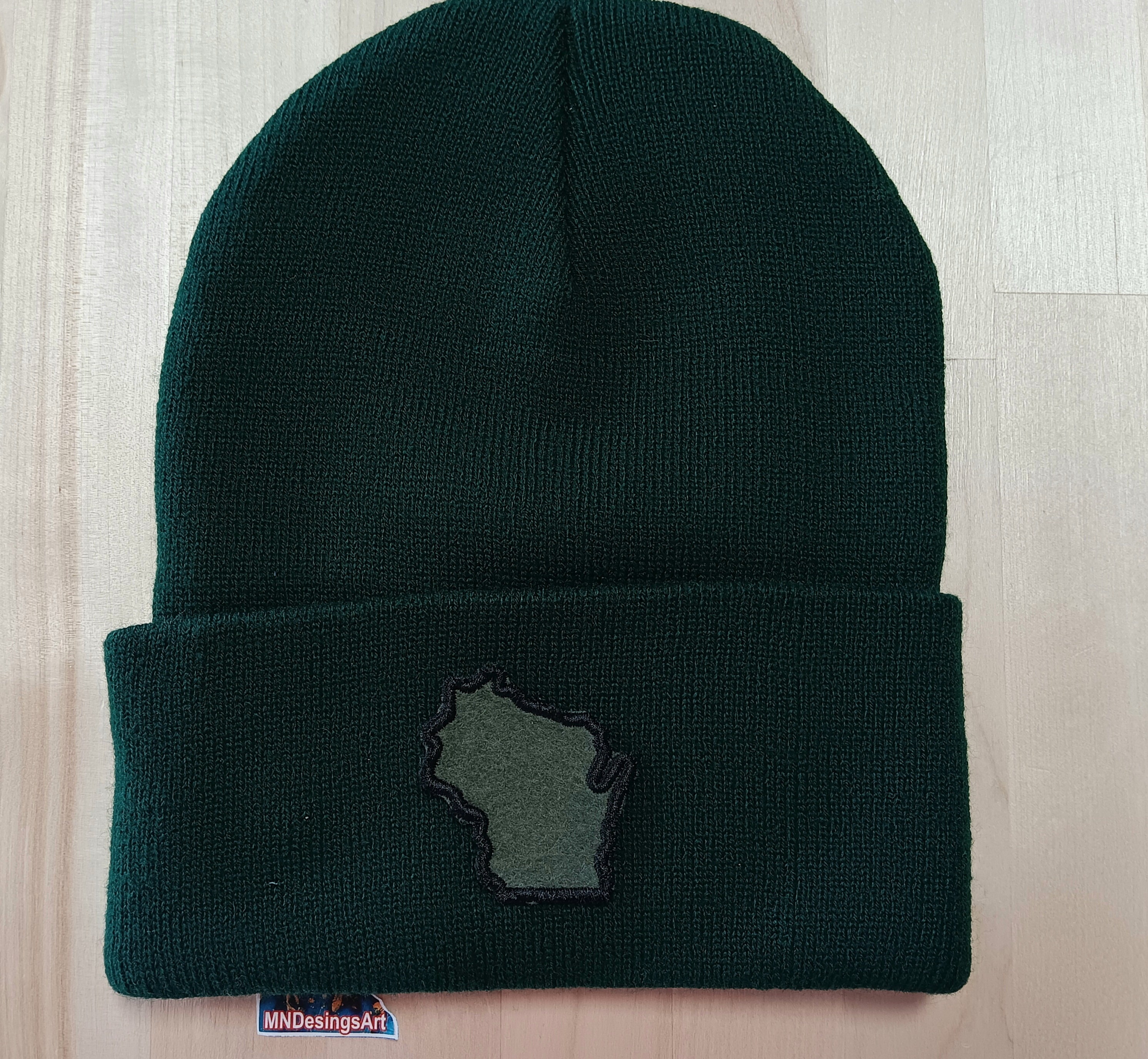 Wisconsin State Green Beanies Winter Beanies Team Hats - Etsy
