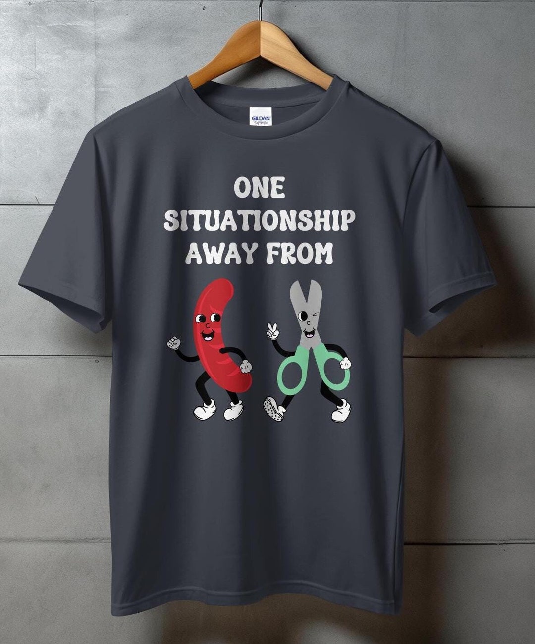 One Situationship Away Shirt, Anti Valentines Day, Friends Valentine ...