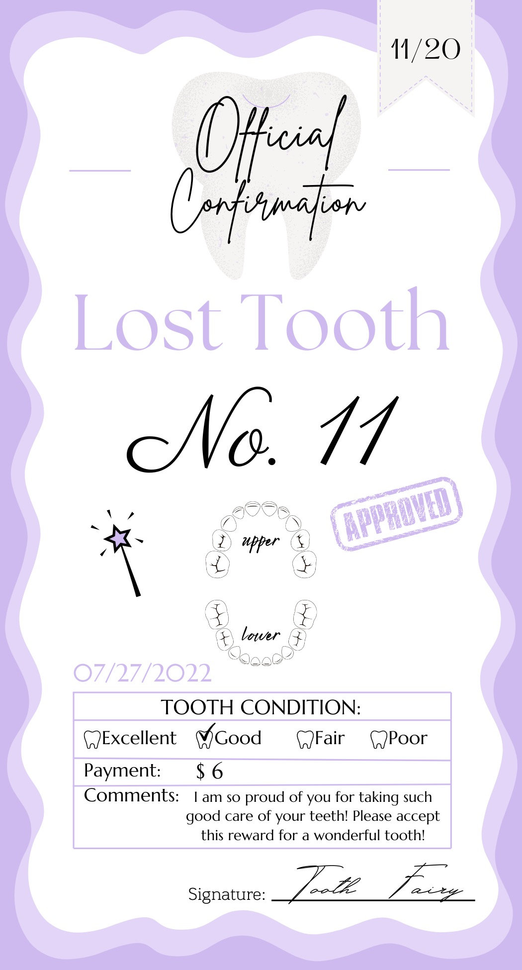 Tooth Fairy Collection Tokens Tooth Fairy Letter Printable Lost Tooth ...