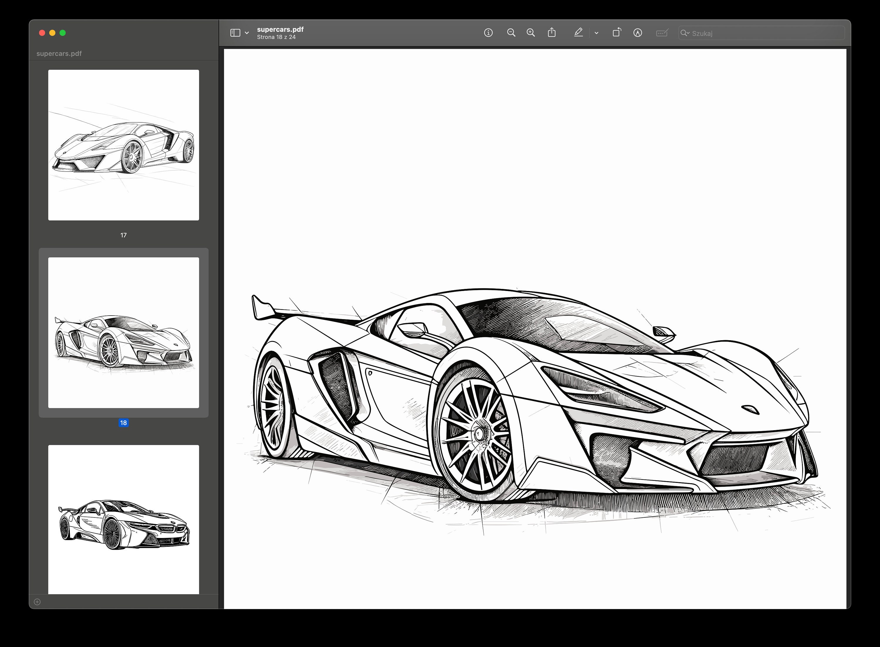 24 Supercars Coloring Pages for Kids Cars for Coloring Racing Cars for ...