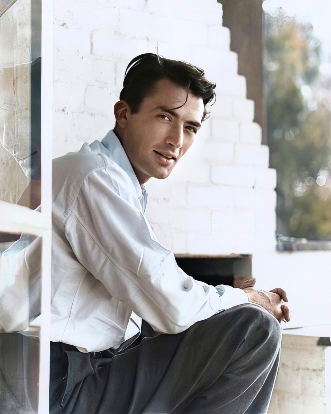 Gregory Peck Studio Portrait C. 1946 Color Old Hollywood Classic Actor ...