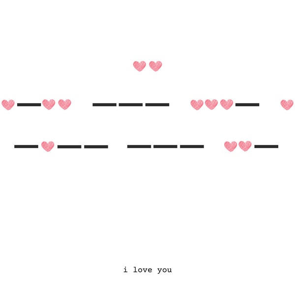 Morse Code I Love You Bracelets - Etsy
