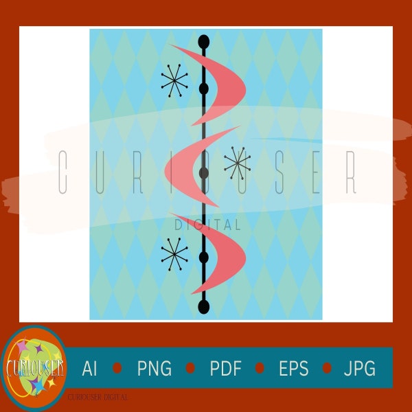 Atomic Boomerang - Etsy