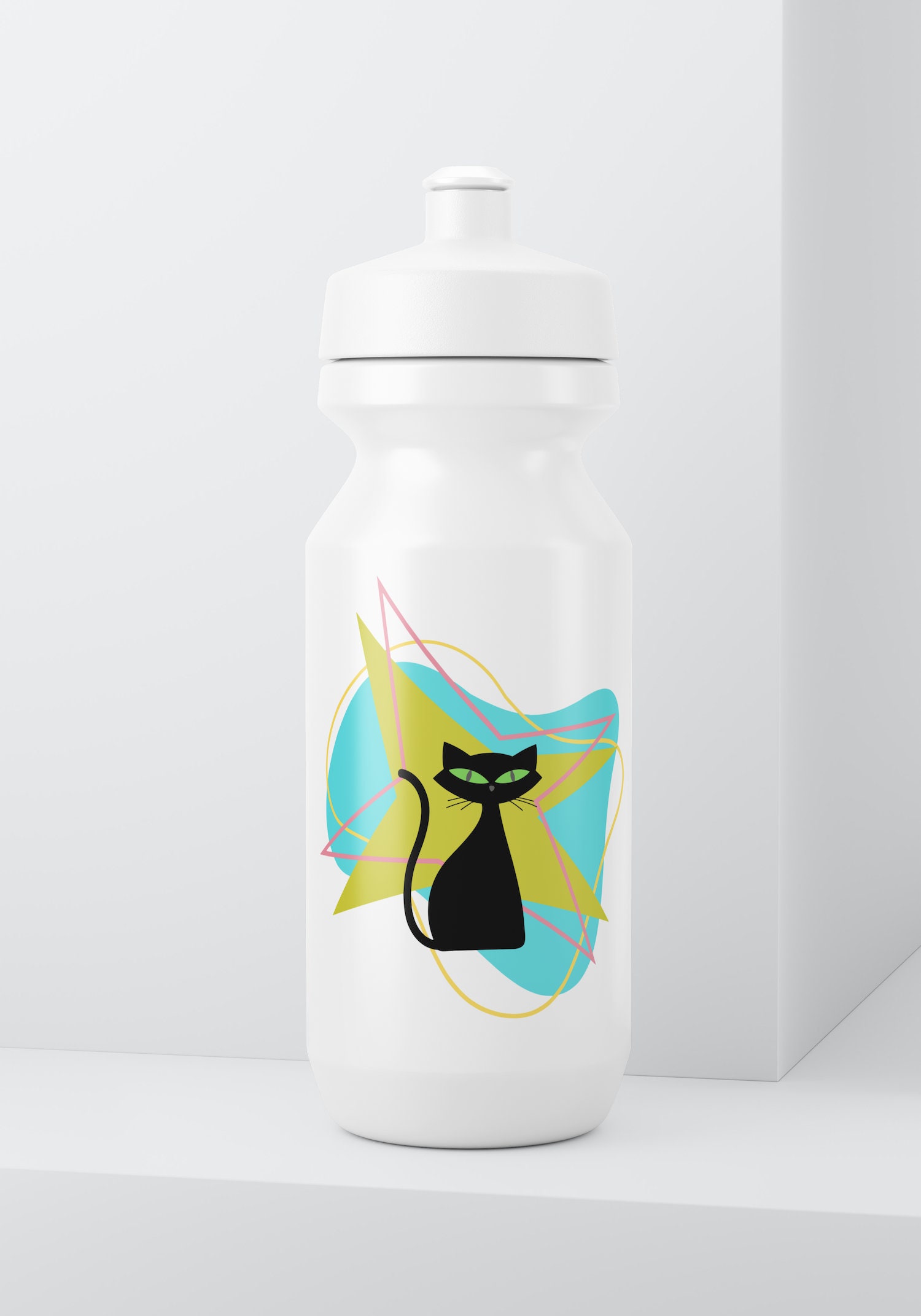 Printable Atomic Cat SVG Sticker Designs Digital Download Mid - Etsy