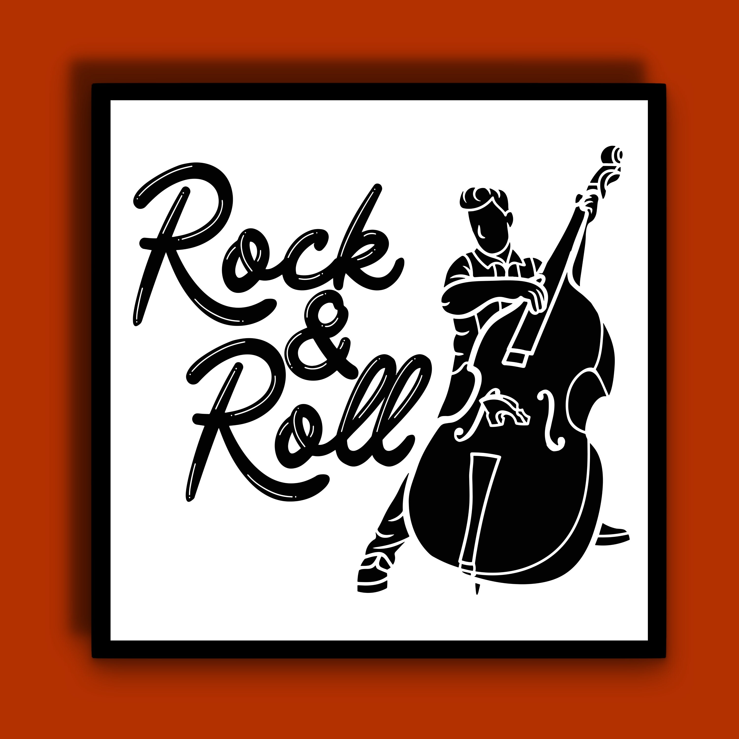 Rock N Roll Png Sublimation Printable Digital Download, 1950s ...